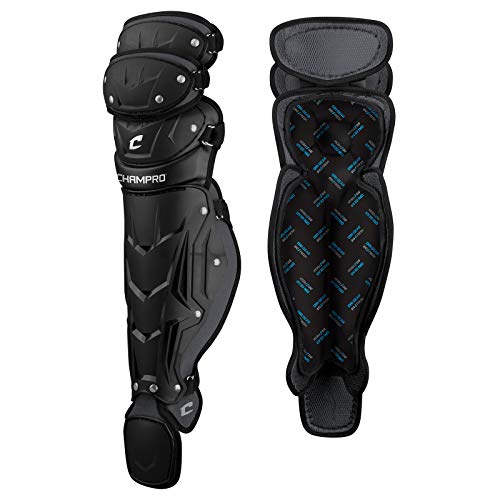 Champro Adult Optimus Pro Leg Guards 16.5 Shin Length Triple Knee