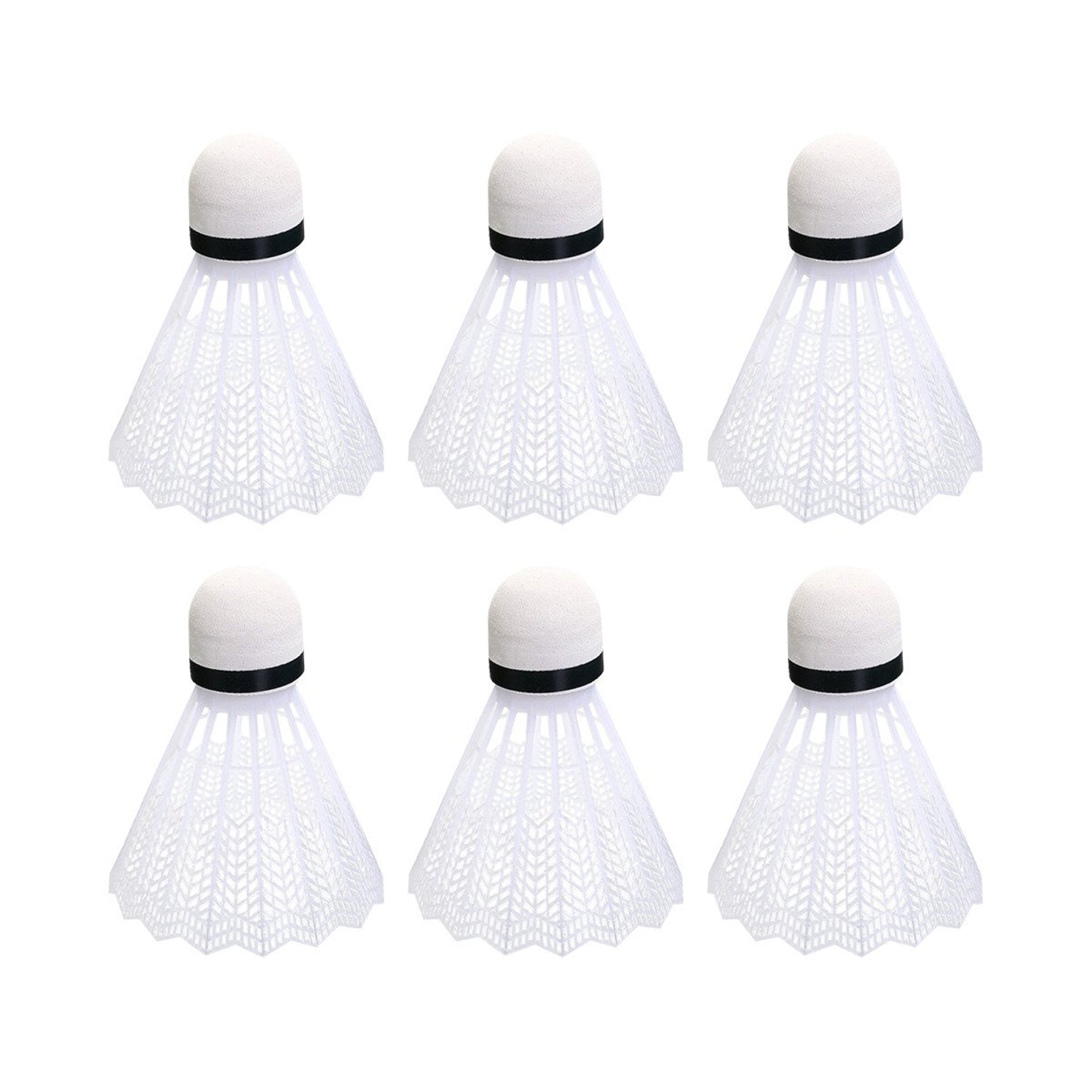 Martin Sports - Indoor Nylon Badminton Shuttles - Tube of 6