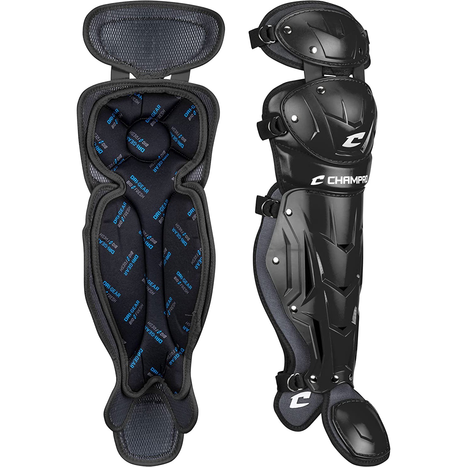 Champro Adult Optimus Pro Leg Guards 14.5 Shin Length Double Knee